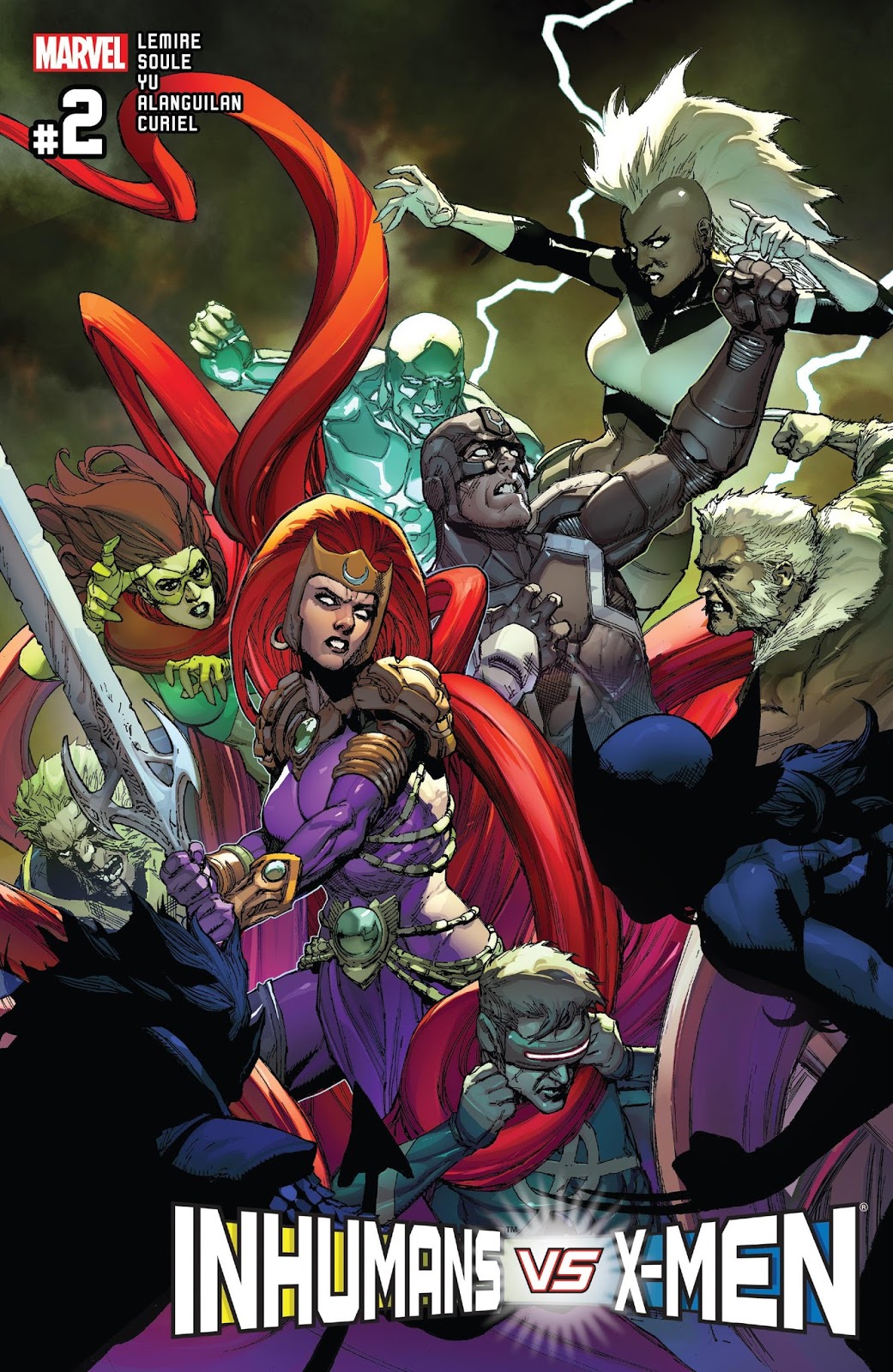 Weird Science DC Comics: Inhumans Vs. X-Men #2 Review - Marvel Monday