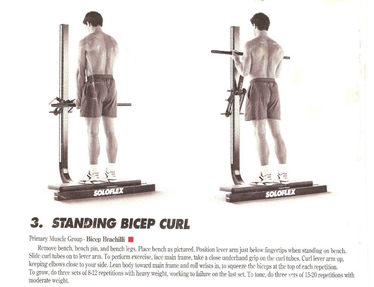 Soloflex Hybrid: Exercises for Monday