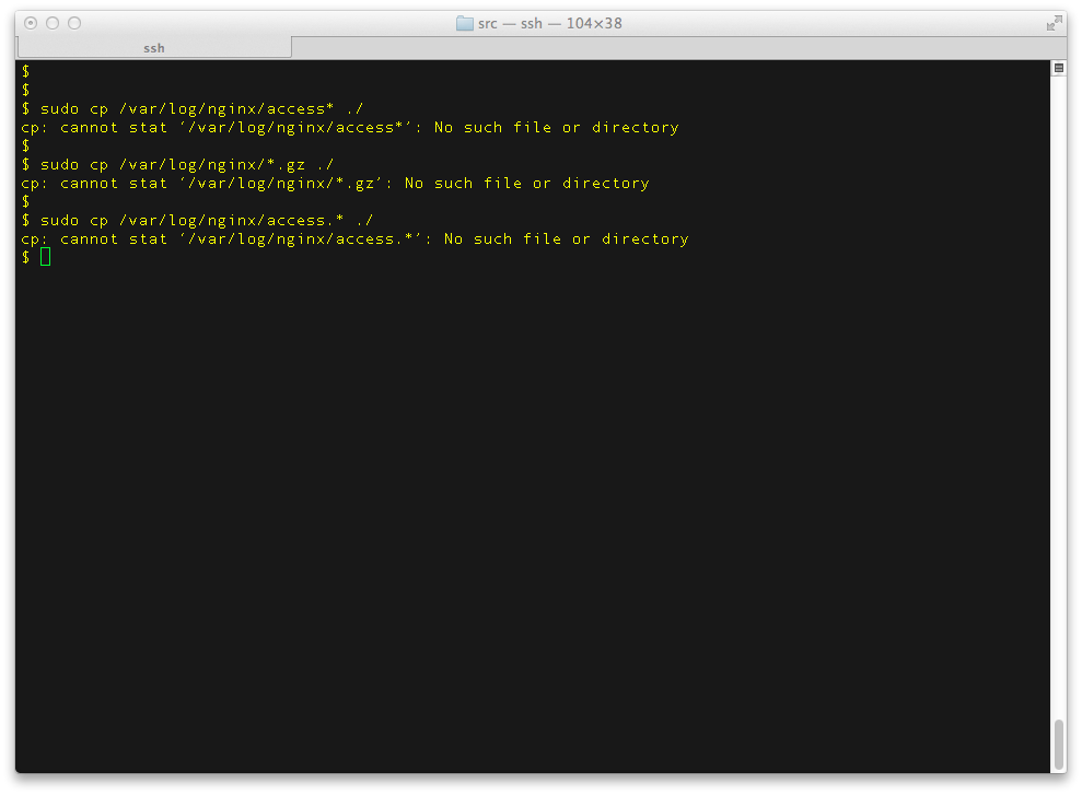 Ubuntu Linux 解決 Cp 指令 Cannot Stat No Such File Or Directory 問題