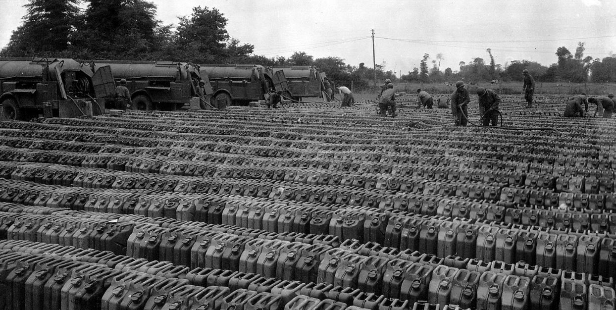 Just A Car Guy: Normandy fuel depot