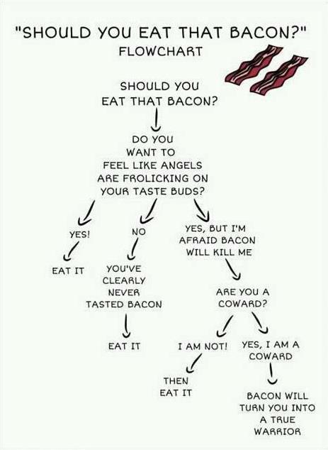 Should you eat that Bacon Flow Chart