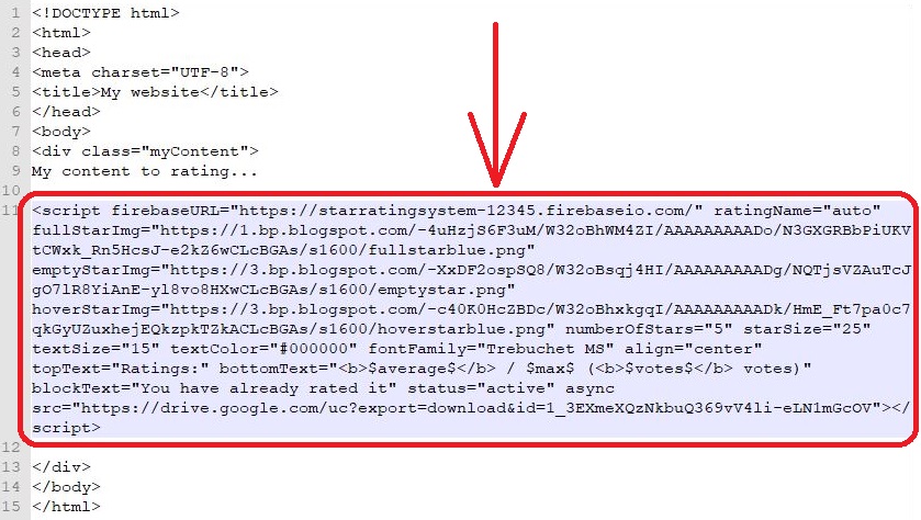 How to create free Firebase and connect it to Star Rating System