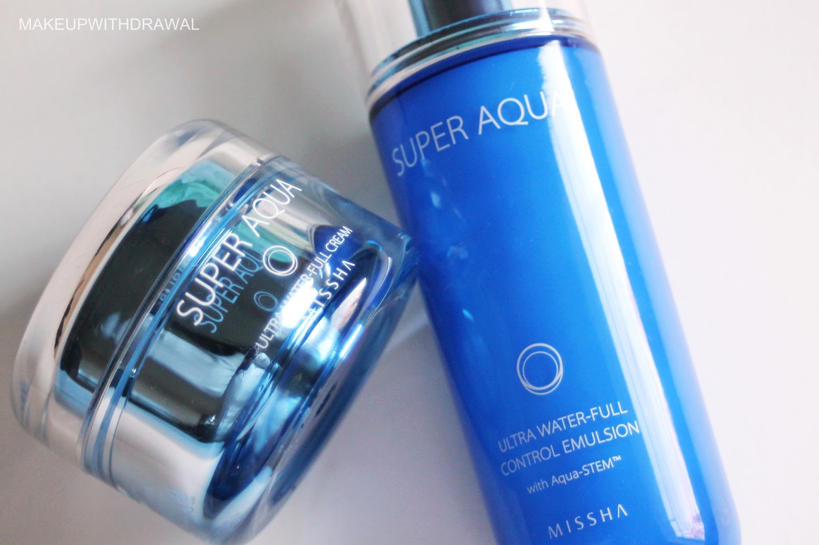 Review: Missha Super Aqua Ultra Water-Full Cream & Control Emulsion ...