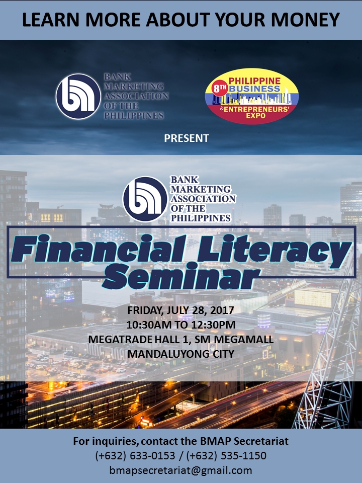 Learn More About Your Money at PBEX 2017’s BMAP Financial Literacy Seminar