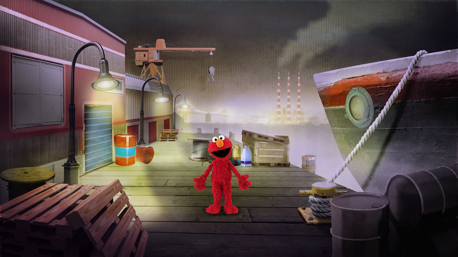 Paws As Hands: ELMO THE MUSICAL _ Detective and Prince Elmo (Easter Eggs)