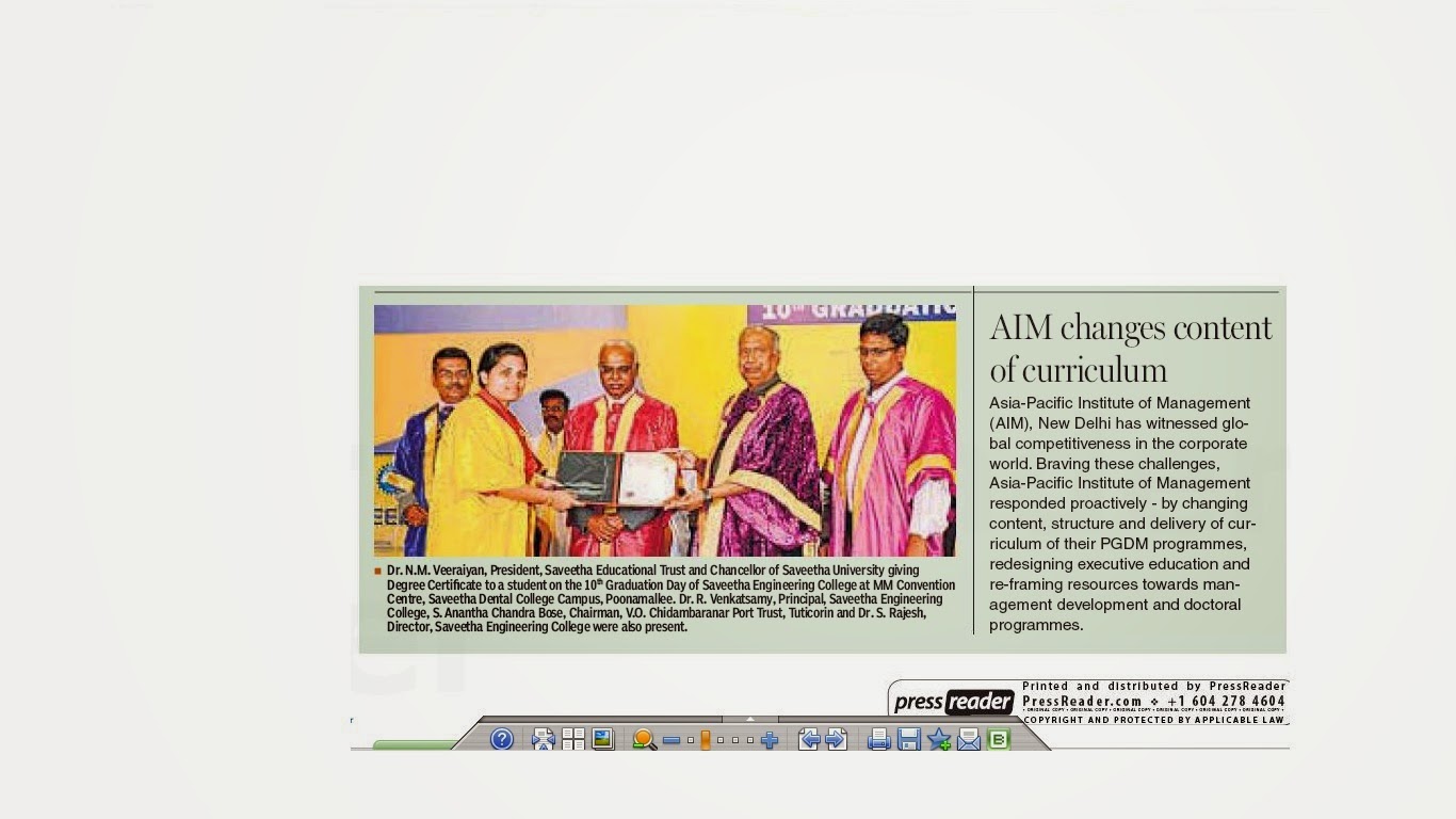 Events-Saveetha University: 10th Graduation Day of Saveetha Engineering ...