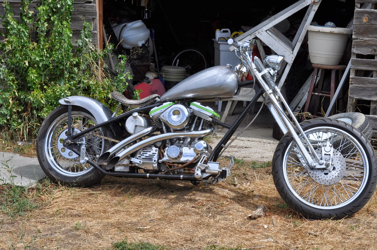 Dave-Baker-Designs: custom Harley Bobber built and painted by Dave ...