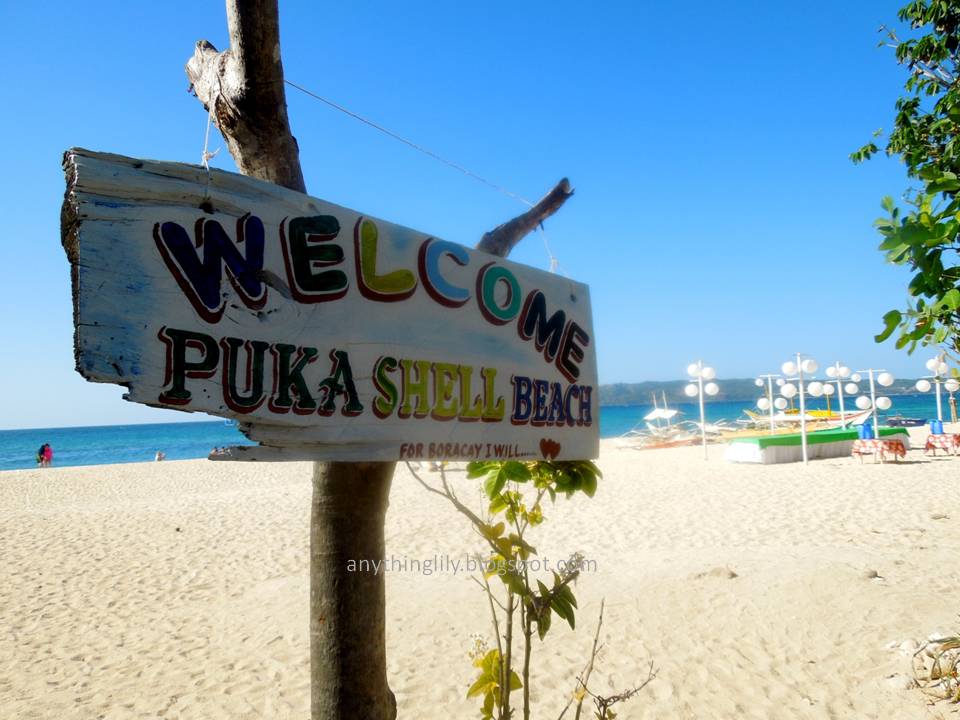 anythinglily: Boracay Travel: Puka Shell Beach