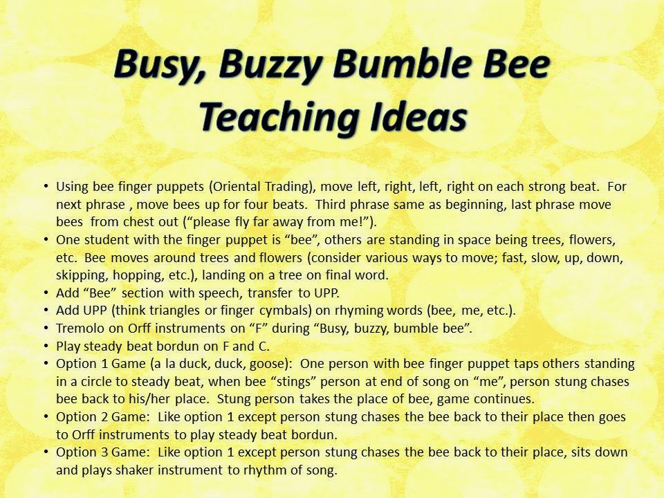 O For Tuna Orff: Busy Buzzy Bumblebee