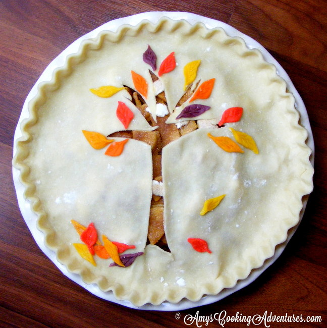 Fall Leaf Apple Pie