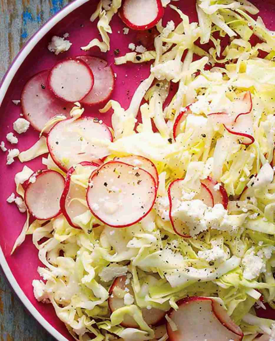 Cabbage and Radish Salad ~ Cooking time