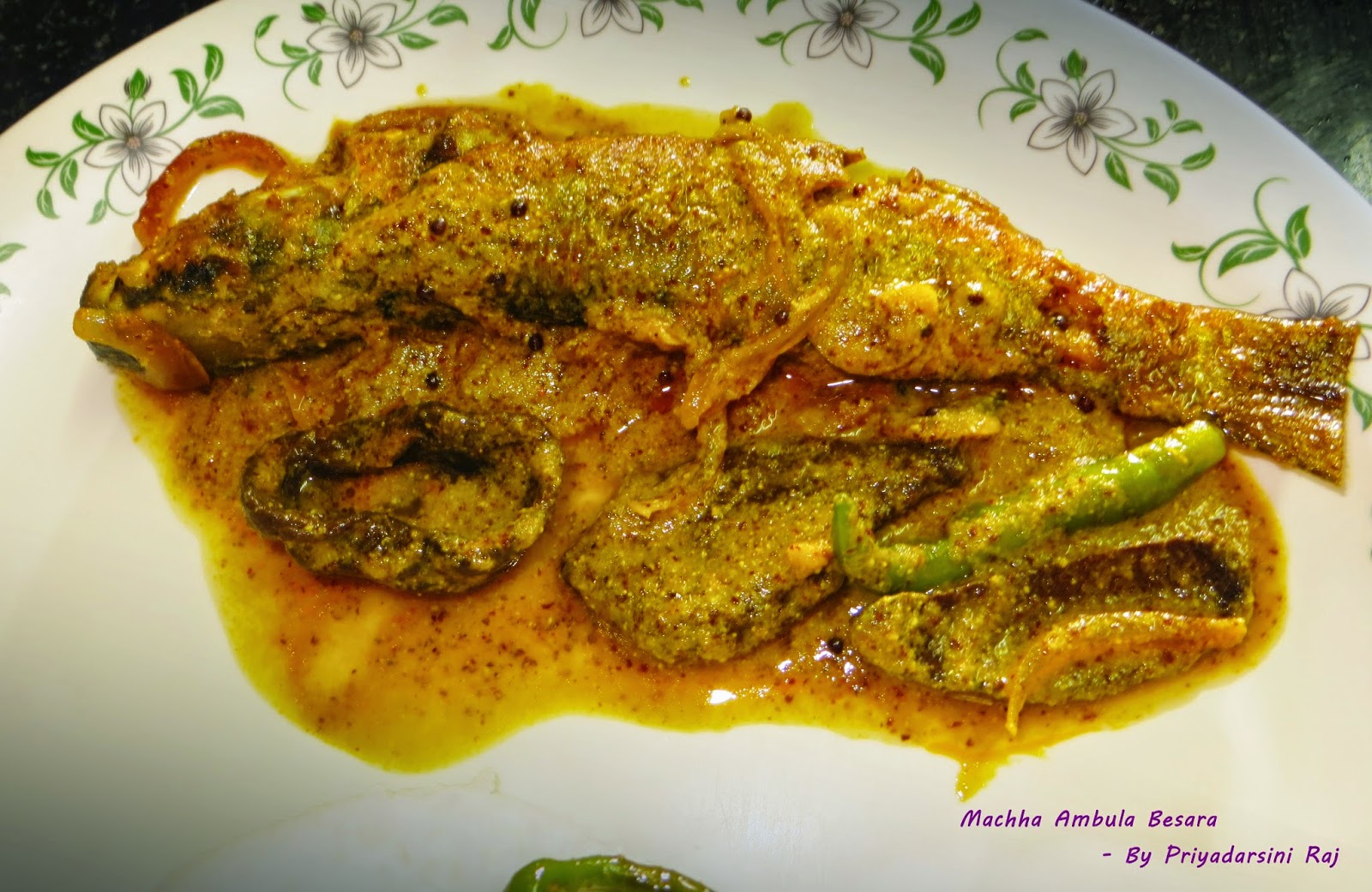 Creations & Cravings: Machha Ambula Besara