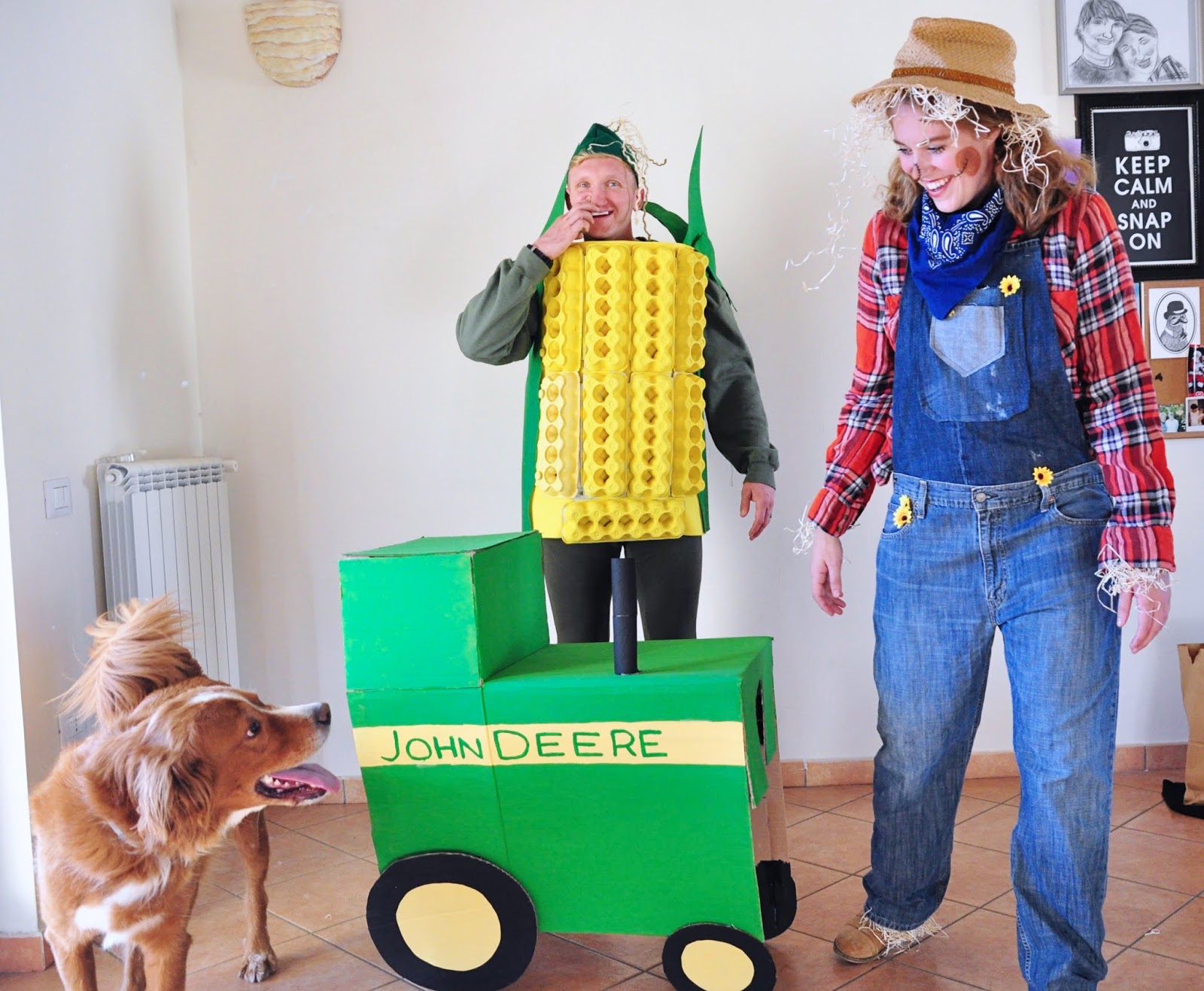 Little Sloth: Scarecrow, Corn, Tractor: Family Farm Costume DIY
