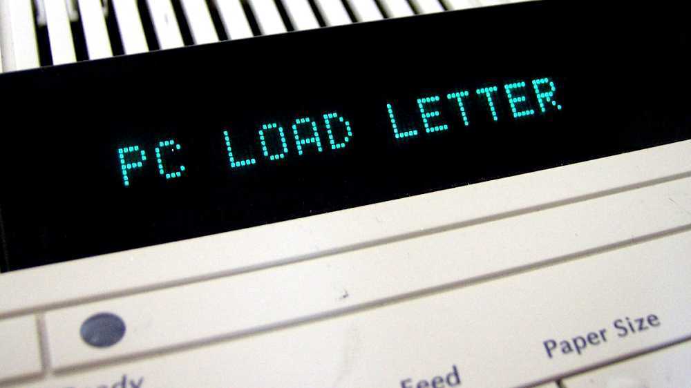 PC LOAD LETTER