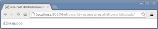Ejemplo sencillo de servicio web con RESTEasy | El blog de pico.dev