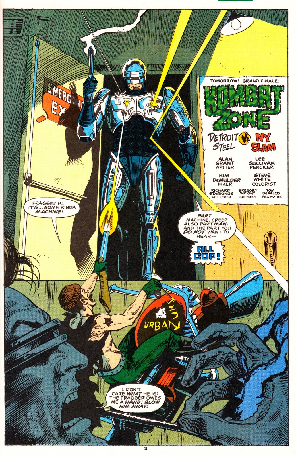 STARLOGGED - GEEK MEDIA AGAIN: 1990: ROBOCOP Issue 1 (Marvel Comics)