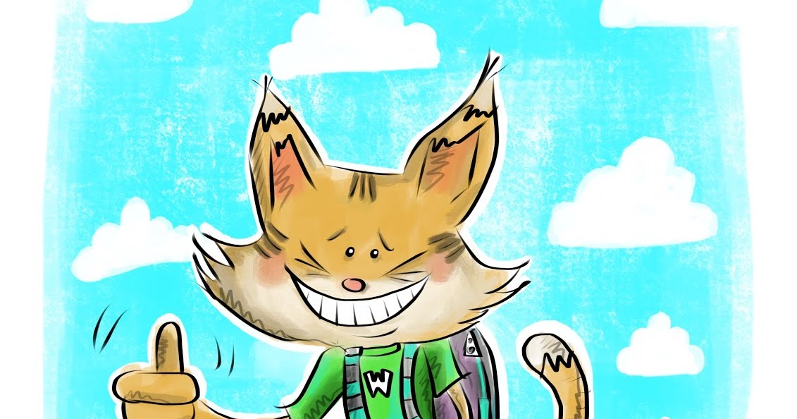 Matthew Sketches Stuff: Willy the Wildcat.