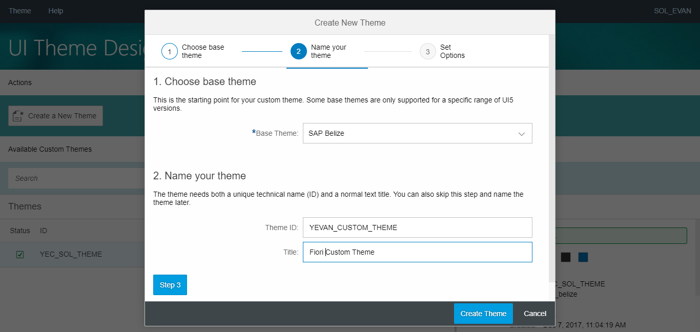 Abaper Notes Simple Use Of Fiori Theme Designer