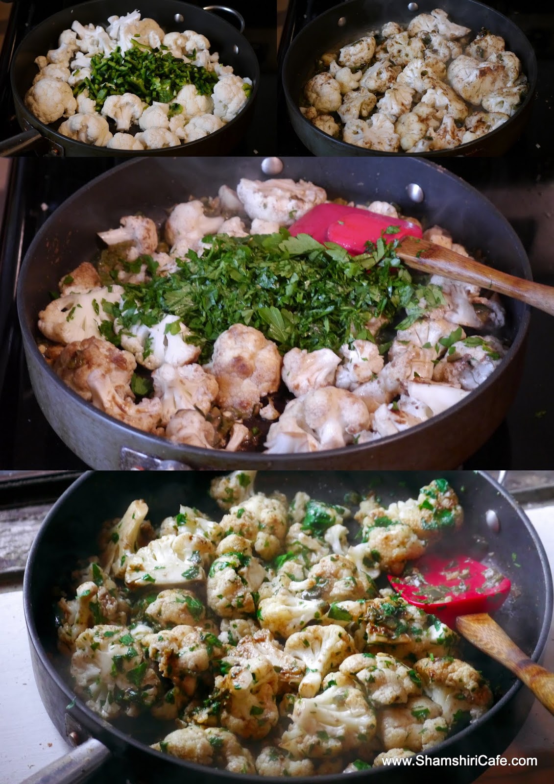 Persian-spiced hot and sour cauliflower