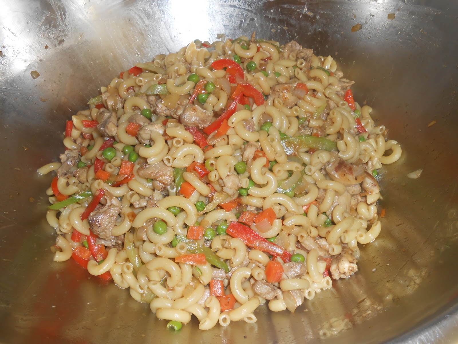 Le Chef Pierre D'Iberville: Macaroni chinois au poulet en images