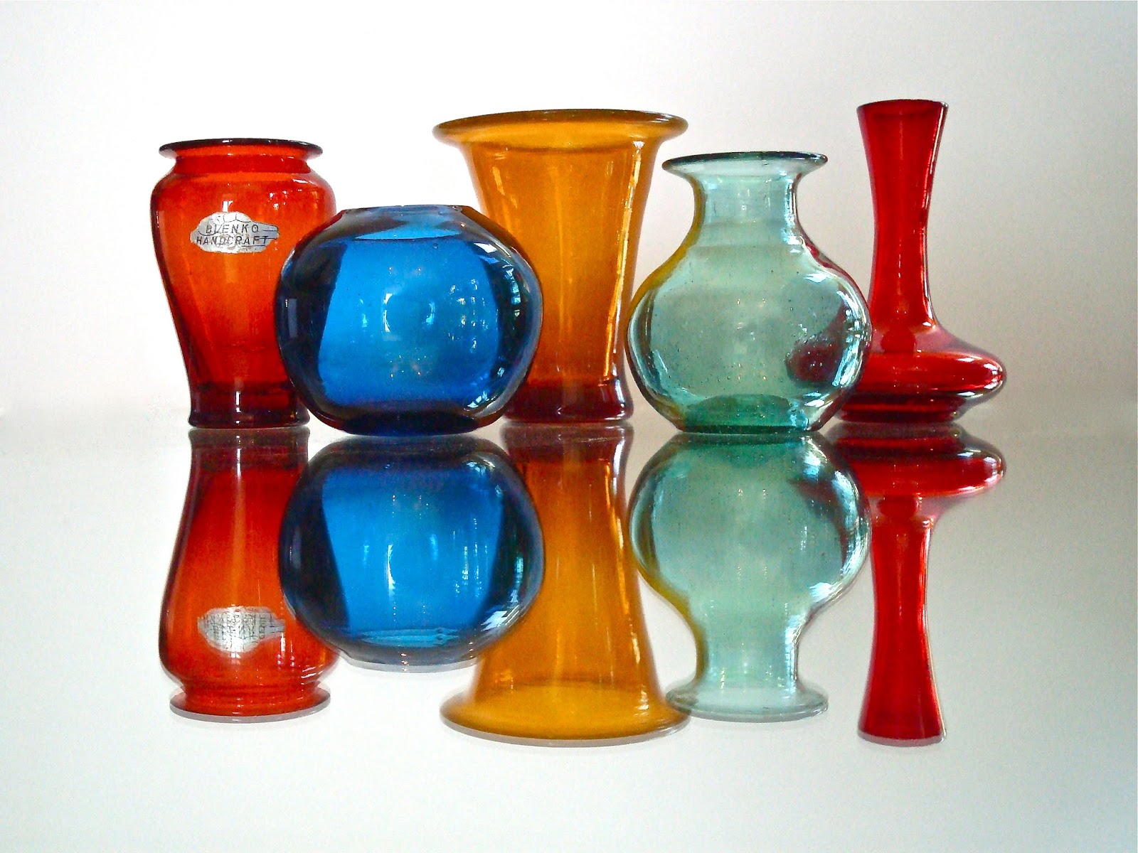 Heart of Glass - Blenko Glass: Blenko Glass Company. Vintage miniatures