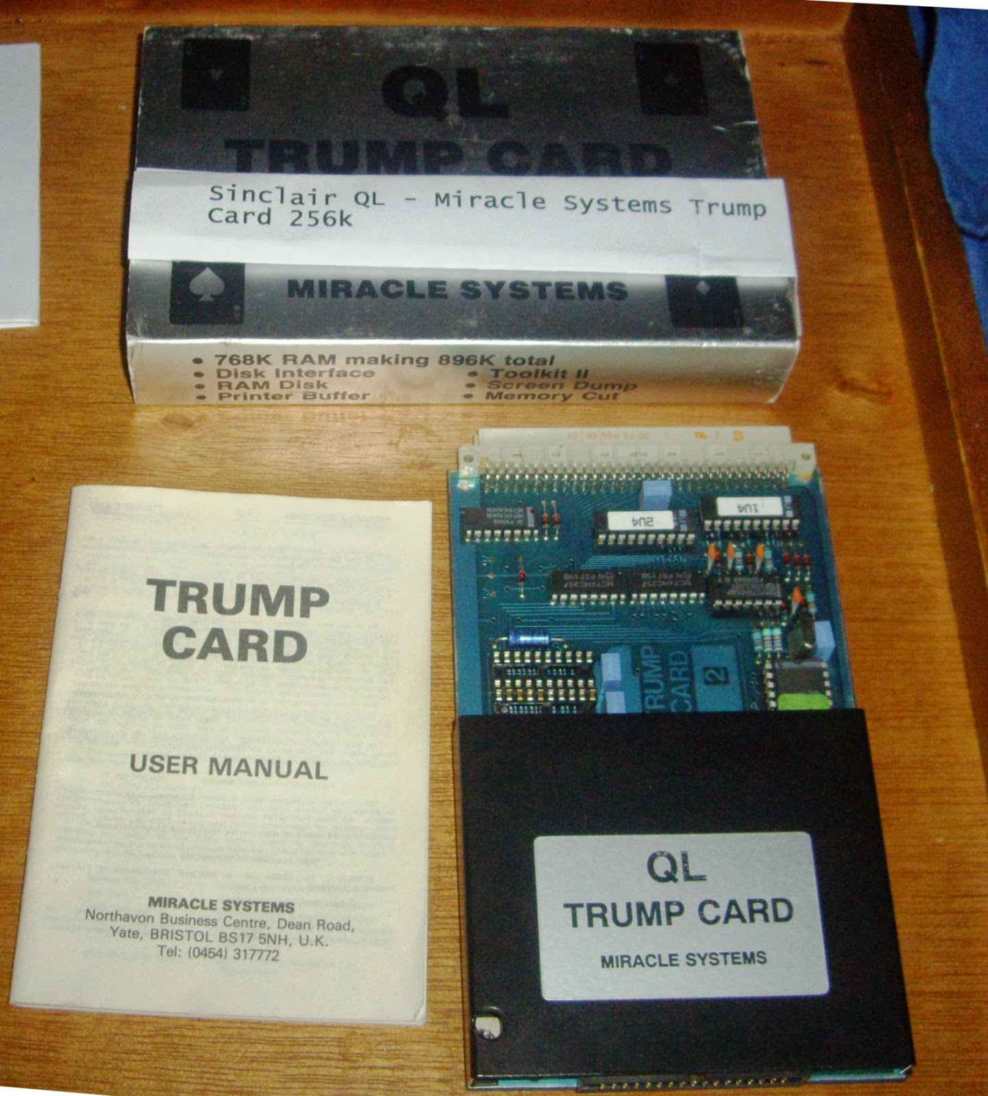 Retro Ordenadores Orty: QL Trump Card 2 (ampliación de memoria y ...