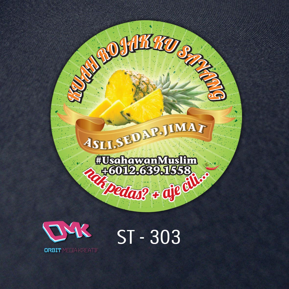 Sticker Cantik: STICKER PRODUK MAKANAN