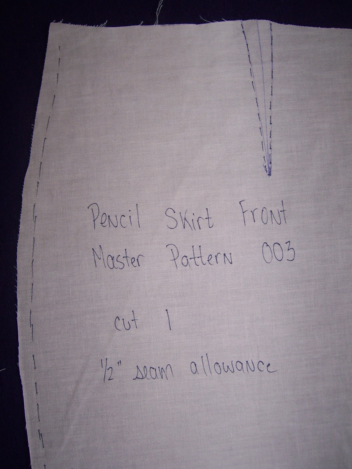 Seam-ingly Sensational!: Making a muslin