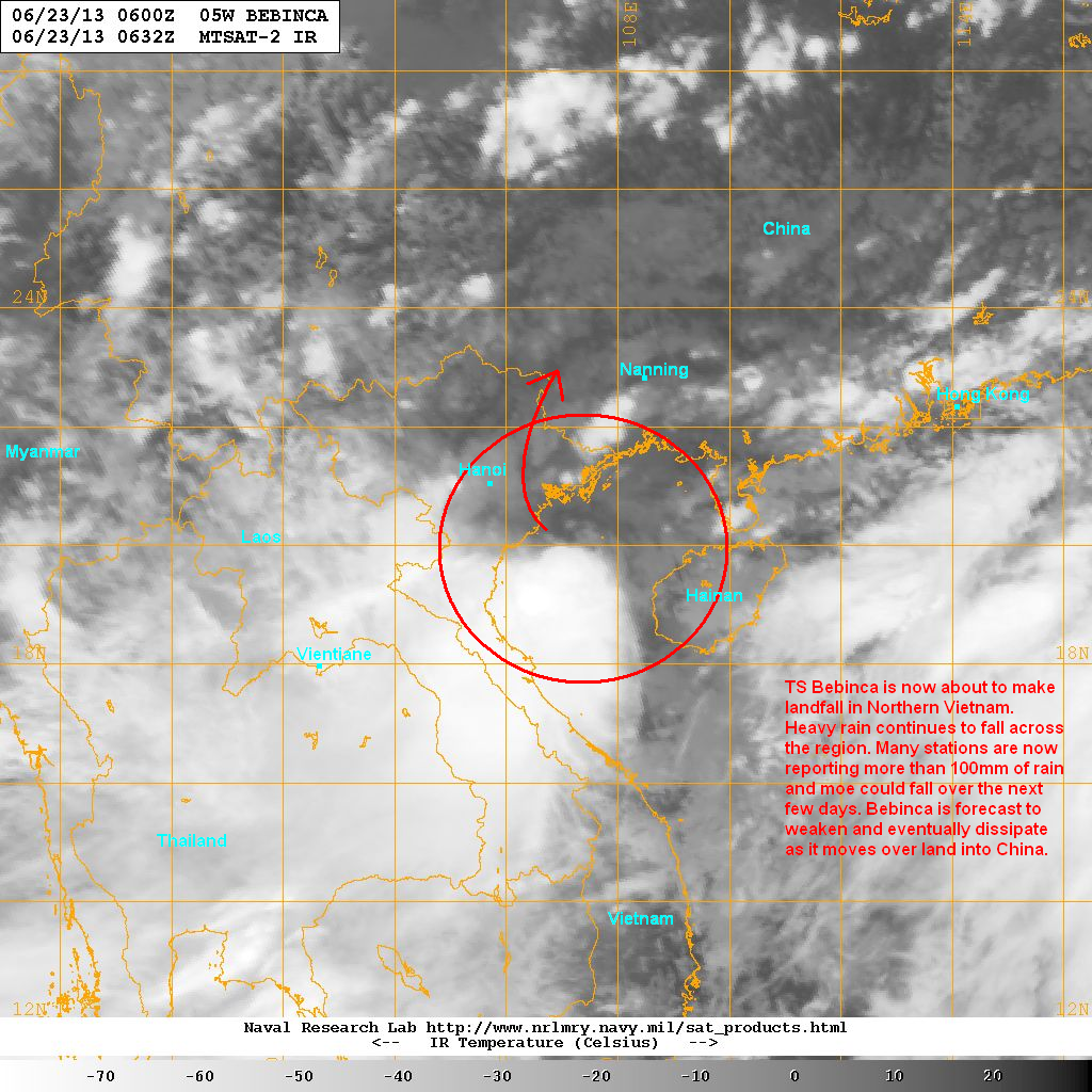 SA GITNA NG BAGYO: TS Bebinca Update #5 (LANDFALL)