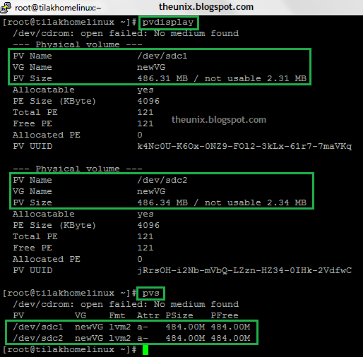 Linux Lvm Creating Vg ~ The Unix