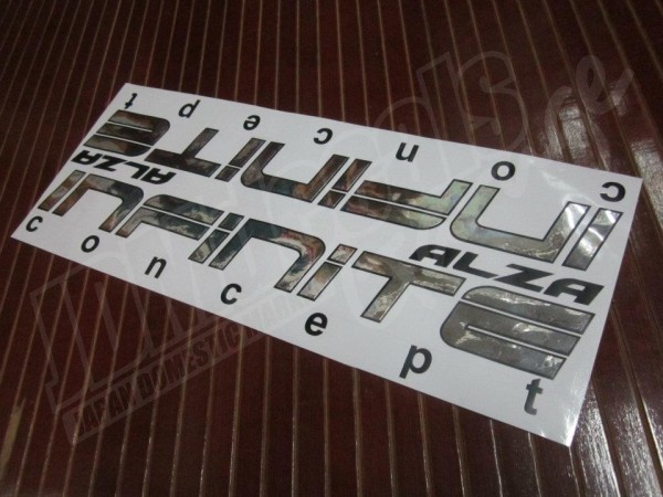 JDMdecals Garage: MDM-001 Alza Infinite Concept Decal