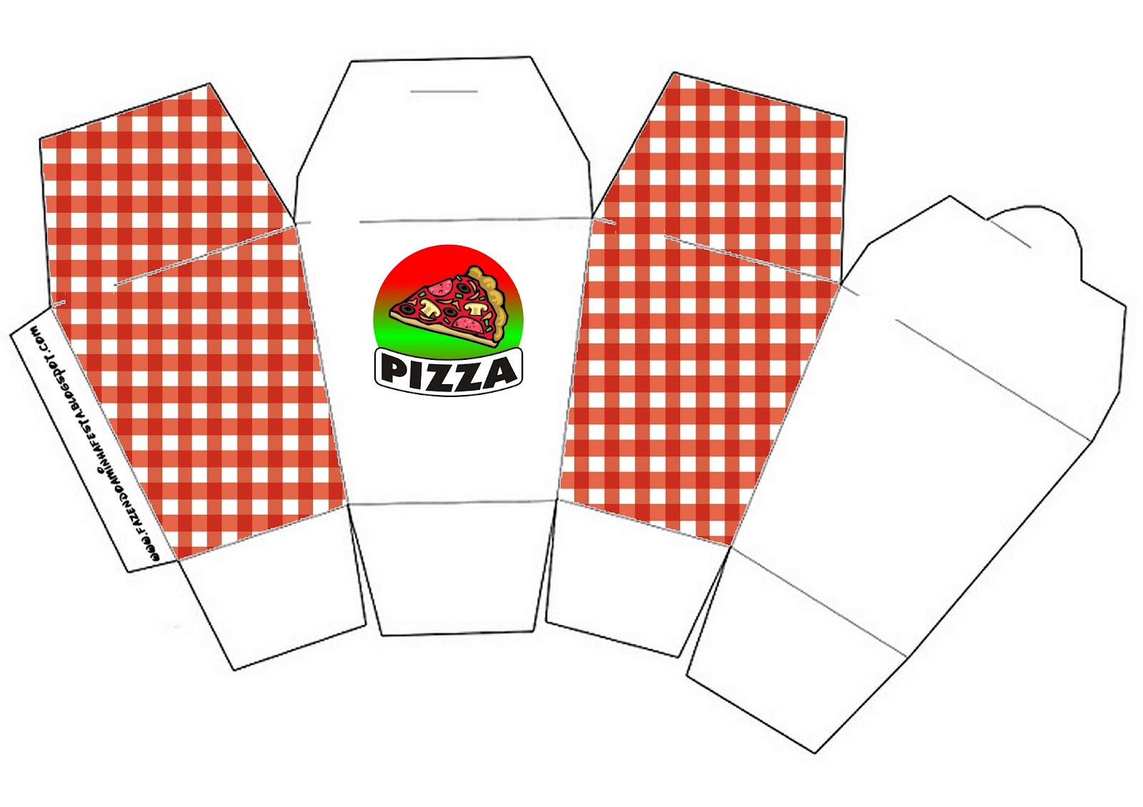 Pizza Party: Free Printable Boxes. - Oh My Fiesta! in english