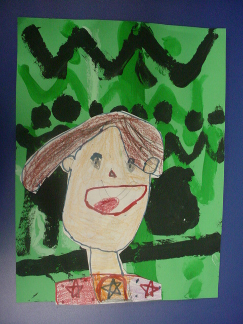 Mrs. Knight's Smartest Artists: Kindergarten self-portraits