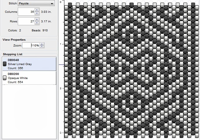 Imaginesque: Beading: Peyote Stitch Pattern 13