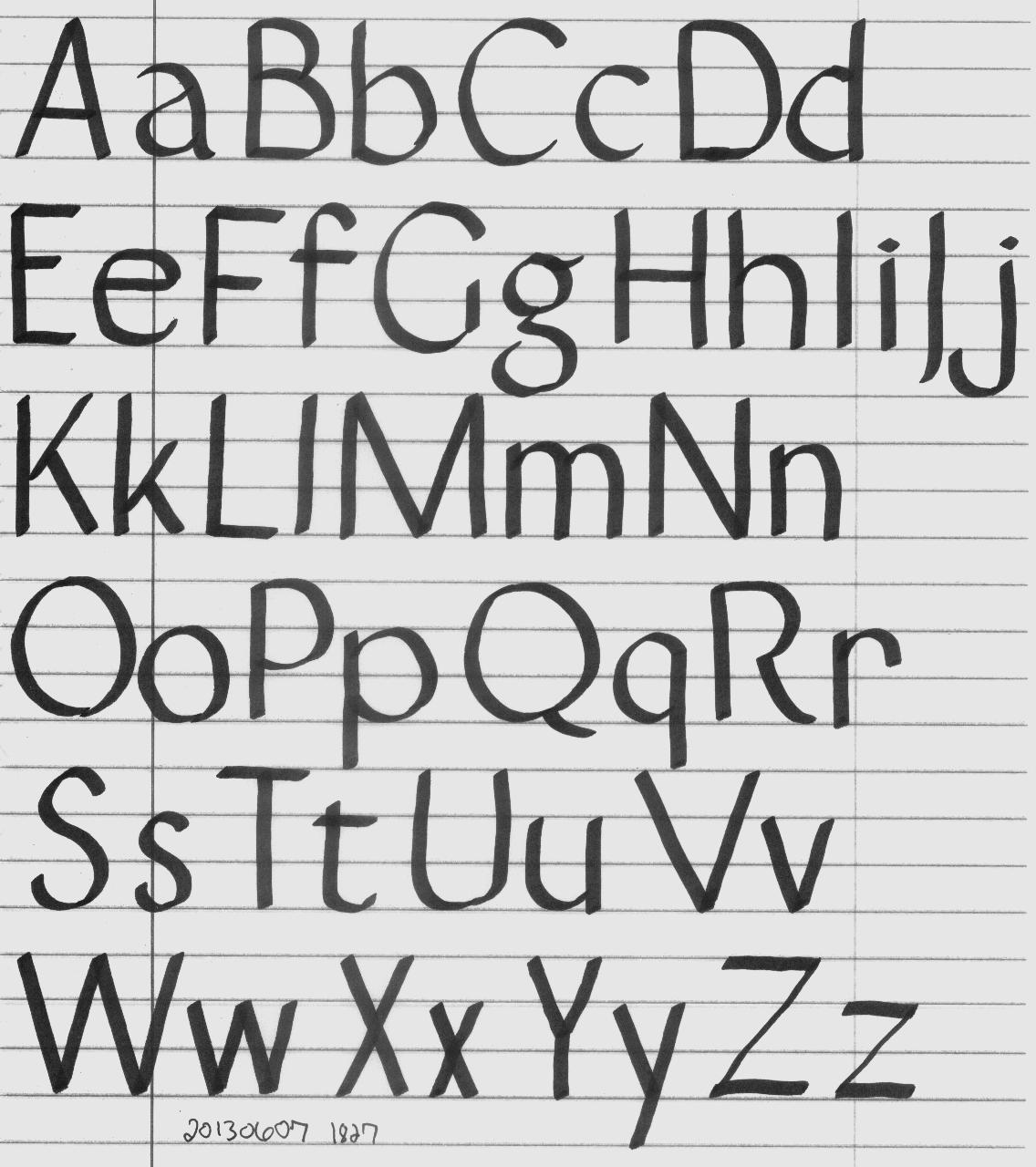 The *Natural* Way To Draw: Calligraphy Bookhand