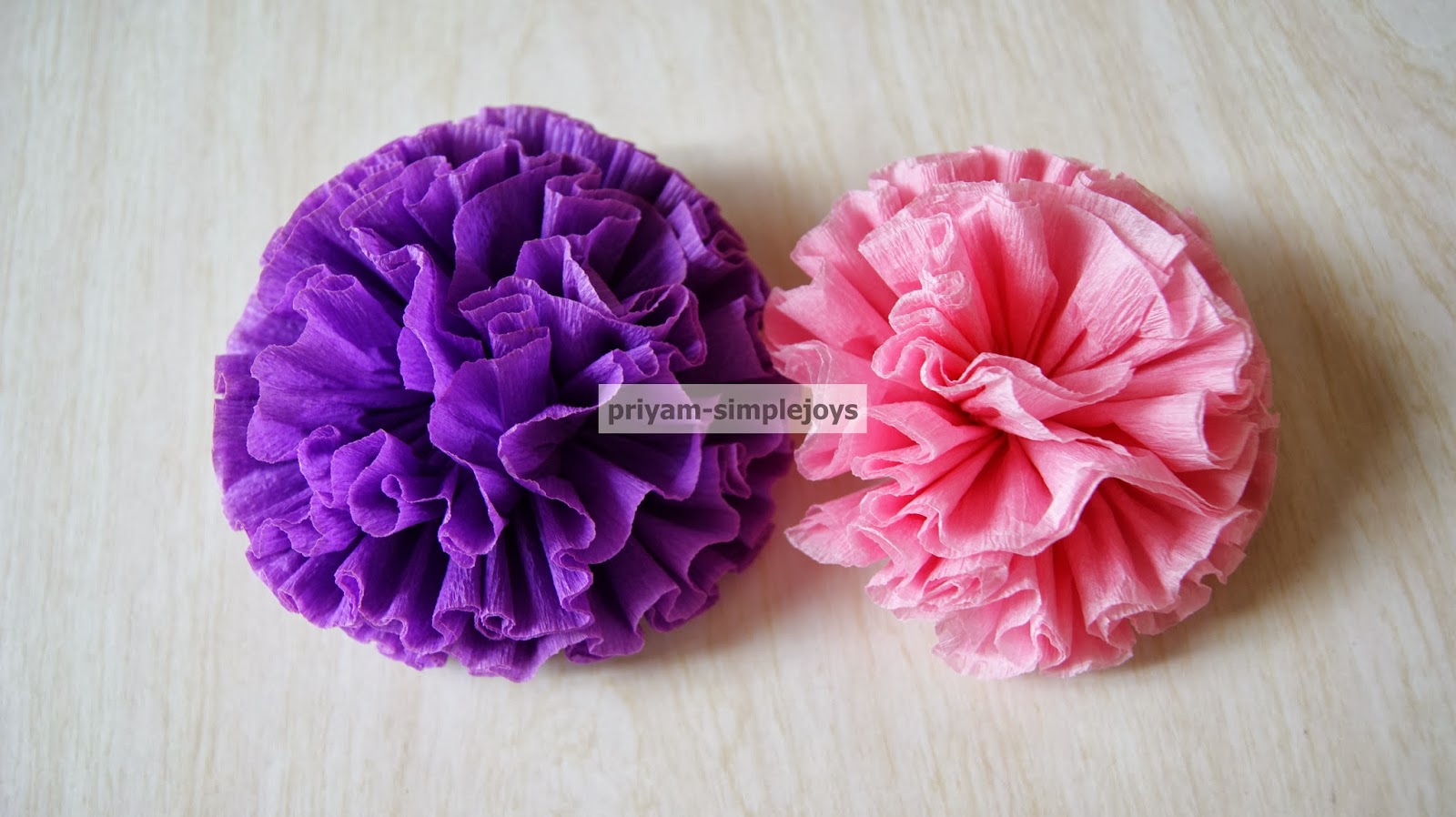SimpleJoys: Crepe Paper Flowers.