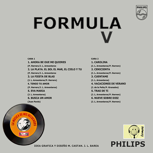 Melopopmusic: Formula V - Disco De Oro [LP Philips] (1975)