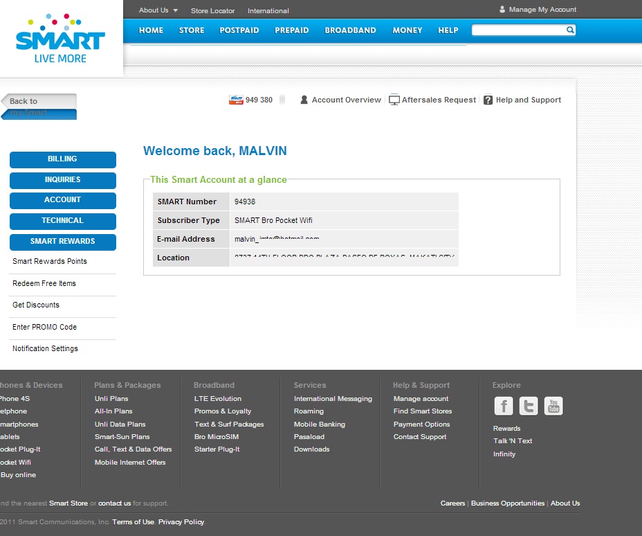 VMOBILE: mySMART [HOW TO MANAGE YOUR SMART ACCOUNT]