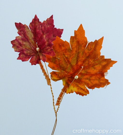 How to Wire an Autumn Leaf Headband | Craft me Happy!: How to Wire an ...