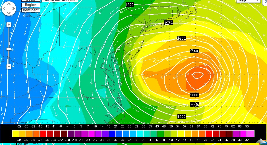 Cliff Mass Weather Blog: Hurricane Sandy's Transformation