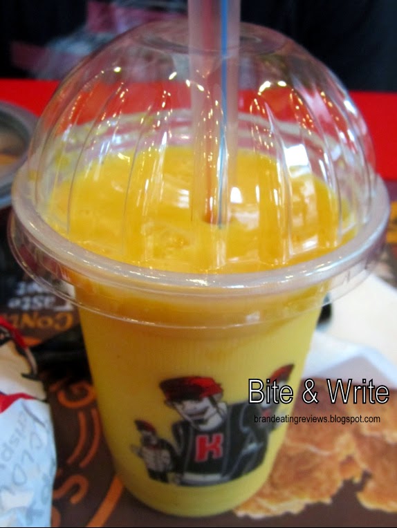And my life goes on...: Review - KFC's Mango Burst
