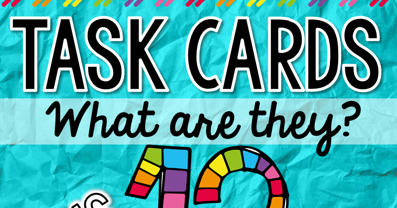 12 Ways to Use Task Cards - The Primary Punchbowl
