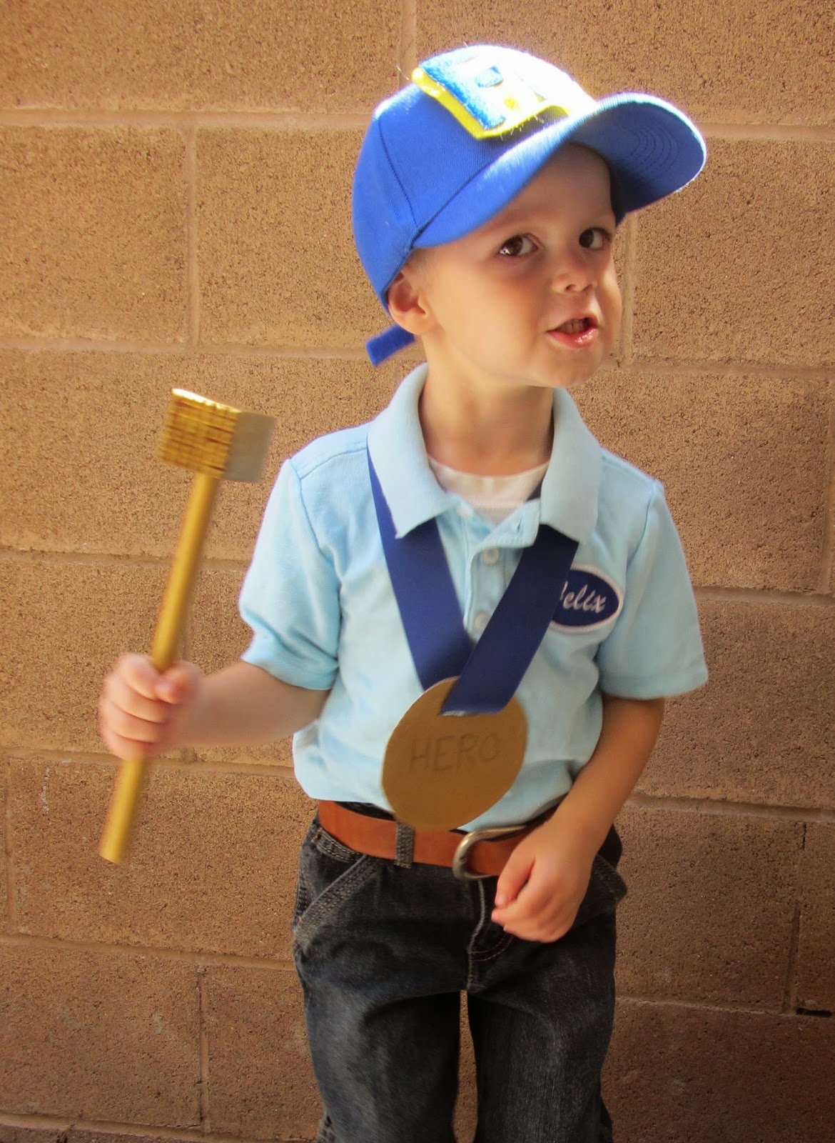 Chadwicks' Picture Place: Homemade Fix-it Felix Costume