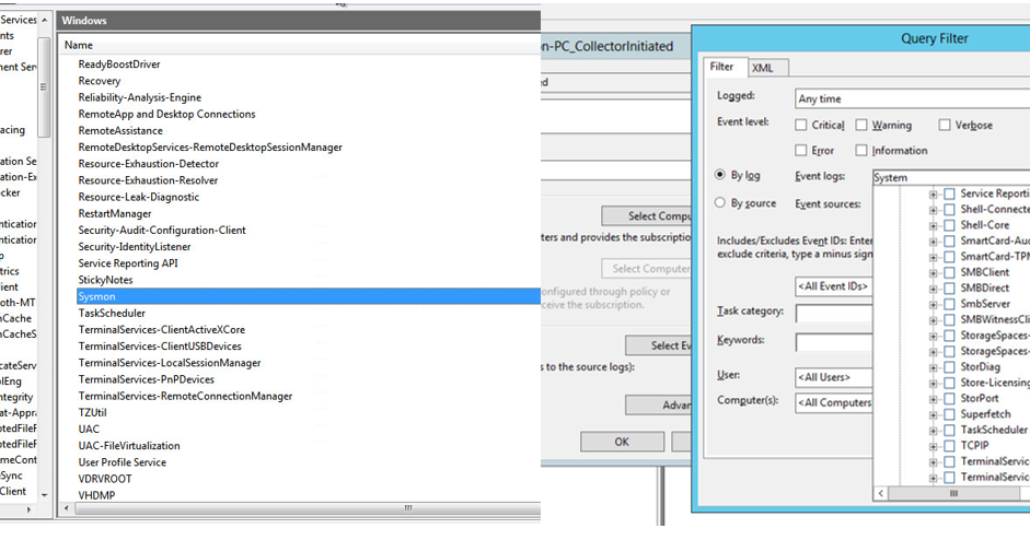 Various DFIR, NSM, Threat Hunting and General IT: WEF Server, Add ...