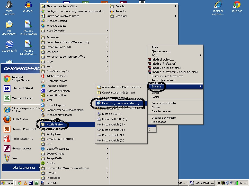 Tutoriales de Informática: ACCESO DIRECTO