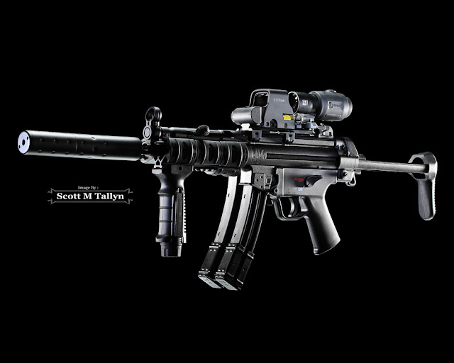 GunShots Photography: HK MP5 Umarex Rifles - 22LR