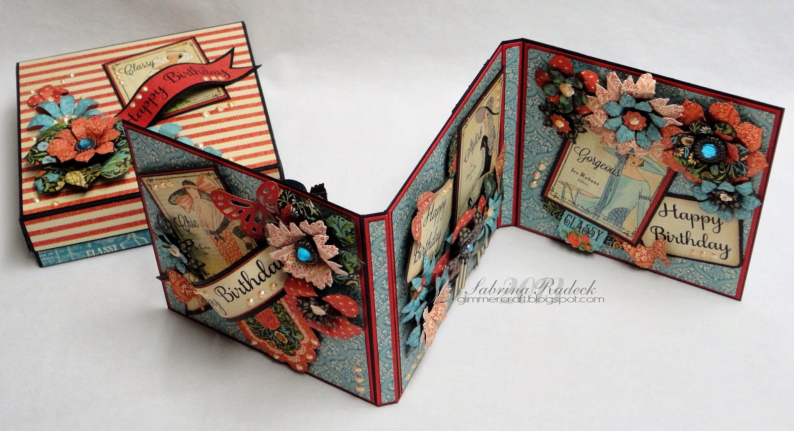 Couture Birthday! - Tri-Fold Card in a Box | Aspiring to Creativity