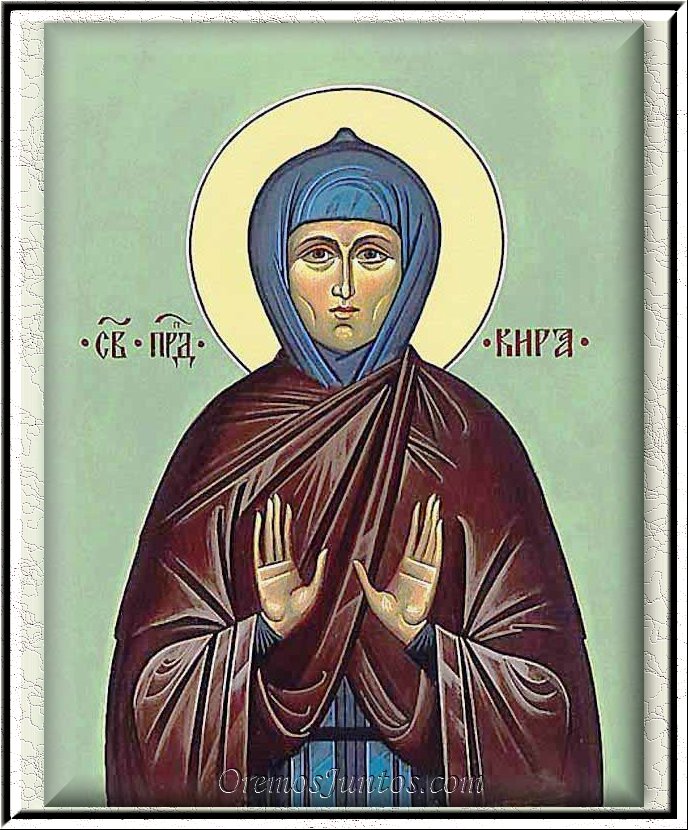 MOMENTOS OPORTUNOS: Santa Cira (Cyra)