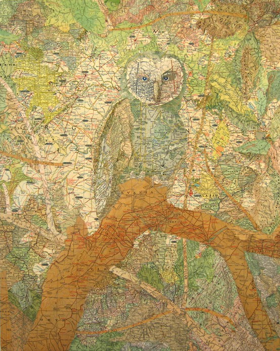 BlueBird Hill: map art