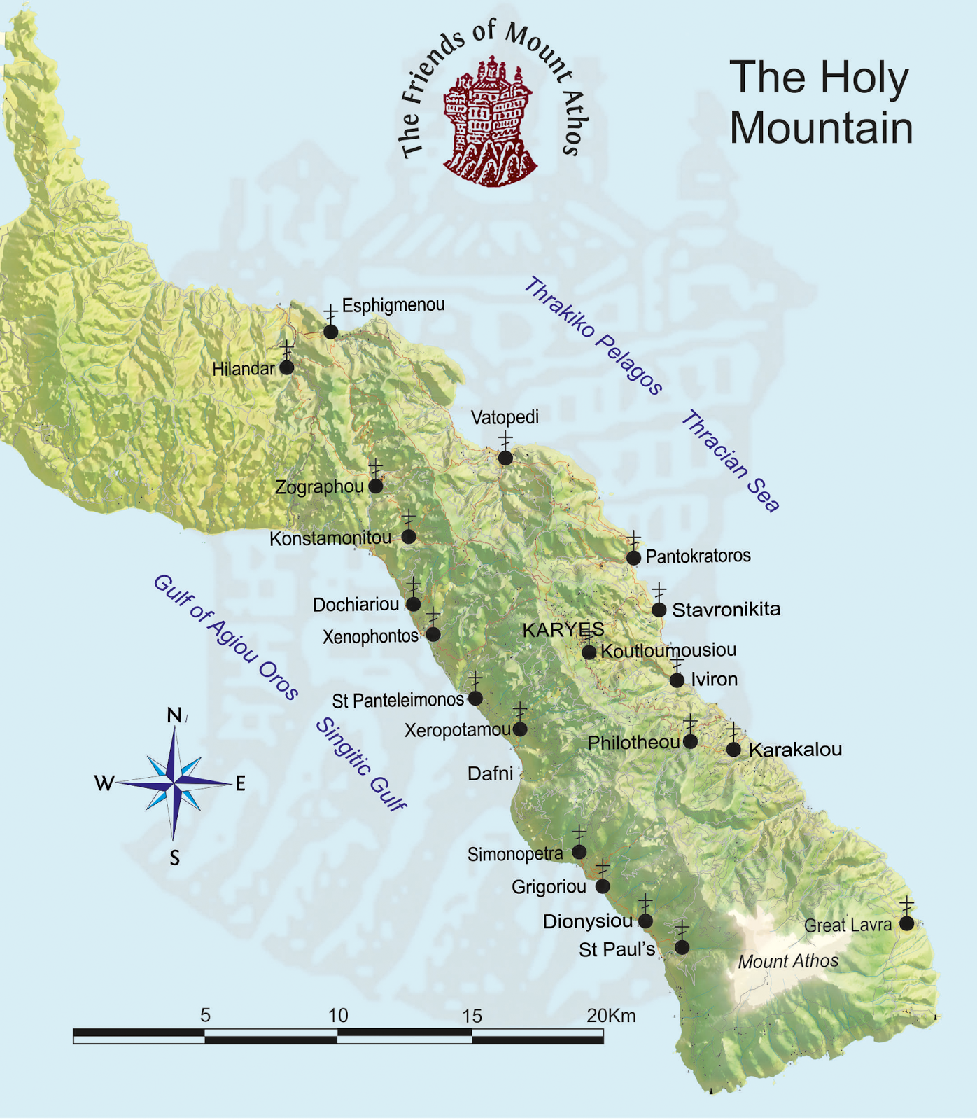 Приятели на Света Гора Атон. Пътеводител на Поклонника.